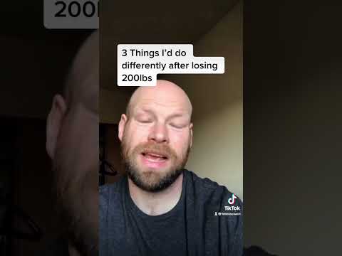 What I’d do differently after losing 200 lbs #weightloss