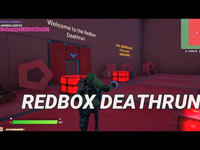REDBOX DEATHRUN - Fortnite Créatif - Goodnite.fr