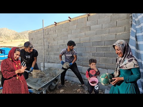 A Delightful Day: Shahram's Visit and Saleh & Sadri's House-Building Efforts