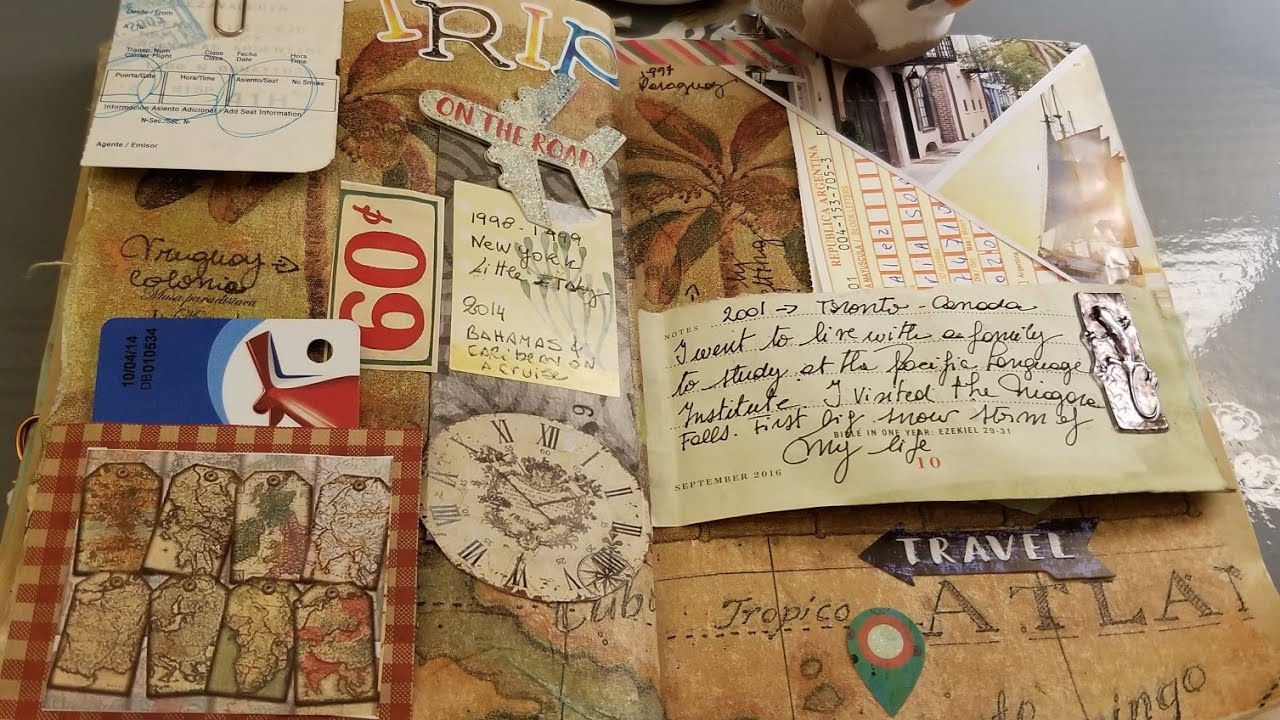 Tribute Journal Spread: Trip
