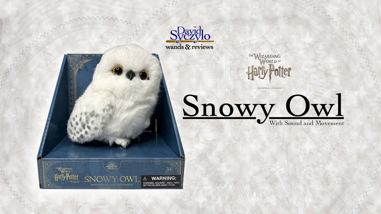 Interactive Snowy Owl toy from The Wizarding World of Harry Potter at Universal Studios