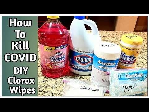 DIY Homemade Disinfecting Wipes | How To Clean COVID 19 Virus & Bacteria on Surfaces | Quick & Easy