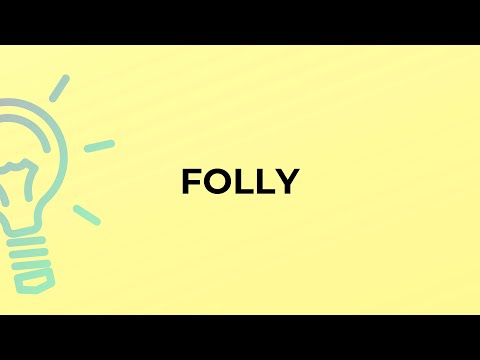 What is the meaning of the word FOLLY?