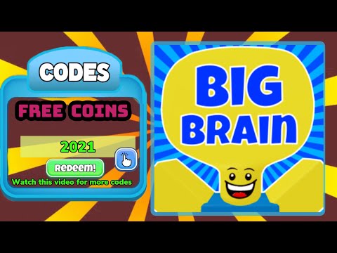 Roblox BIG BRAIN SIMULATOR Codes, Latest Roblox Codes *GET FREE COINS *