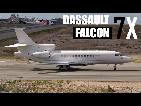 DASSAULT FALCON 7X TAKEOFF - Dubrovnik Airport DBV/LDDU