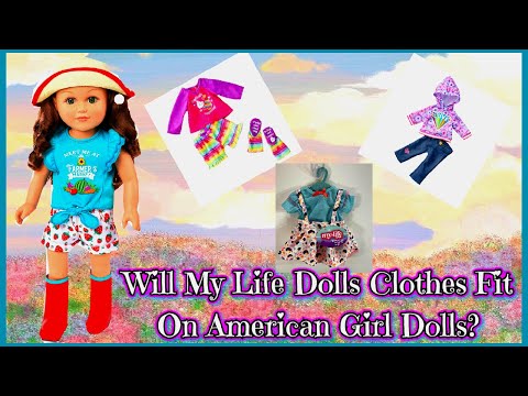 WILL MY LIFE CLOTHES FIT ON AMERICAN GIRL DOLLS? | My Life Clothes and Doll Review | Totally Dolls