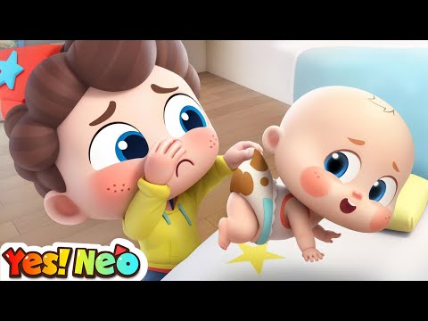 Diaper Change SongπΆ | Baby Care | Nursery Rhymes & Kids Songs | Starhat Neo | Yes! Neo