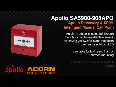 Apollo SA5900-908APO Discovery & XP95 Intelligent Manual Call Point