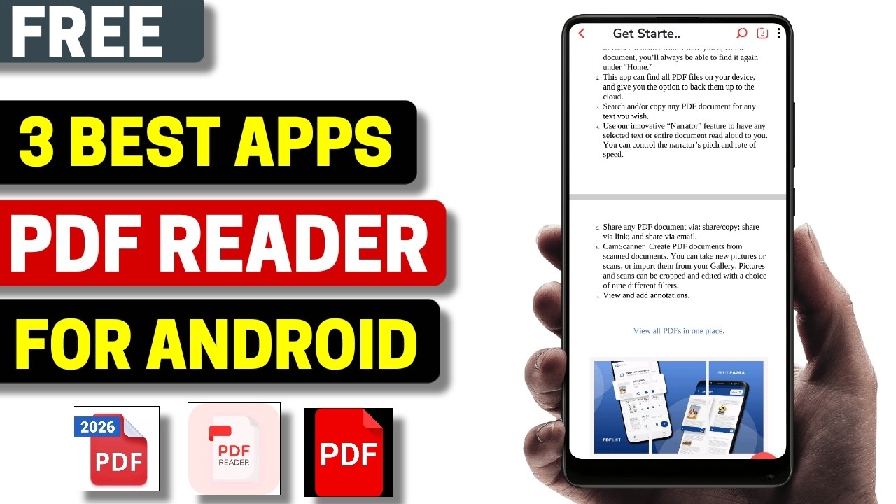 3 Aplikasi Pembaca PDF Gratis Terbaik untuk Android 2026