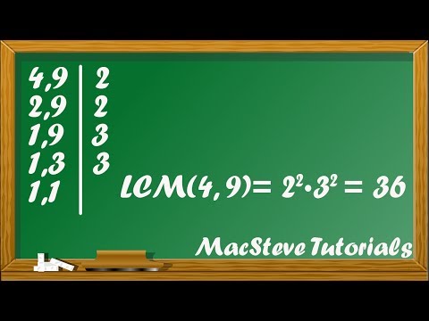 Least common multiple (LCM) for dummies by MacSteve tutorials