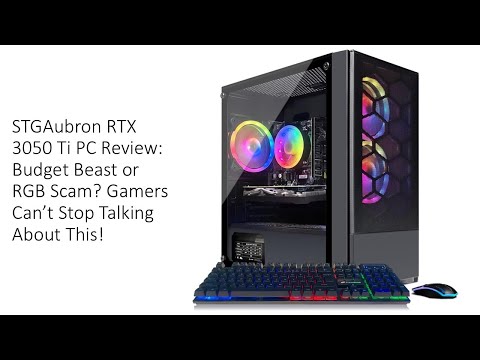 STGAubron RTX 3050 Ti PC Review: Budget Beast or RGB Scam? Gamers Can’t Stop Talking About This!
