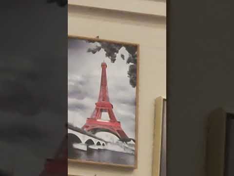 The Eiffel tower, but its pink