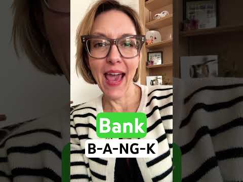 Learn how to pronounce BANK #TarleSpeech #SHORTS Quick #English Pronunciation Mini Lesson
