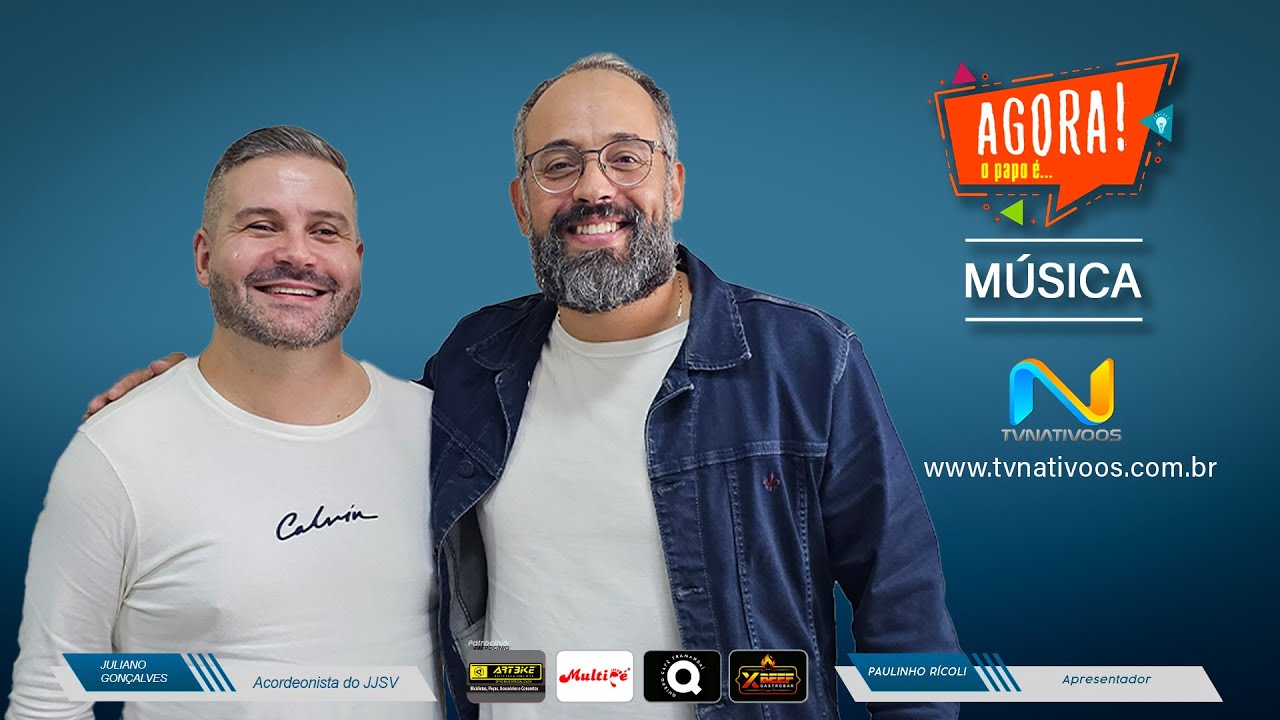 Agora o Papo é… Música! Paulinho Rícoli recebe Juliano Gonçalves, da ...