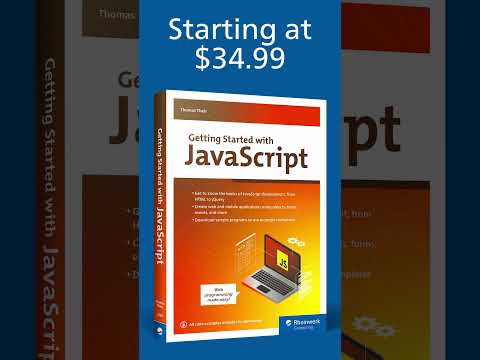 Learn How to Get Started with JavaScript: November's New Rheinwerk Computing Book!