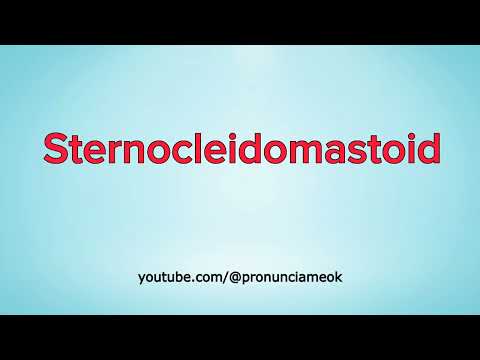 How To Pronounce Sternocleidomastoid In English - "Esternocleidomastoideo" En Inglés