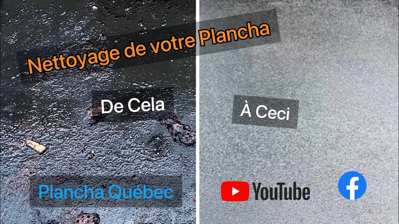 Nettoyage de la plancha