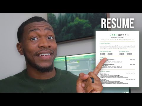 Resume Tips For Beginners | Front End Developers