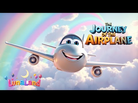 The Journey of the Airplane ✈, nursery rhymes in English | Luna Land | (Official Music Video)