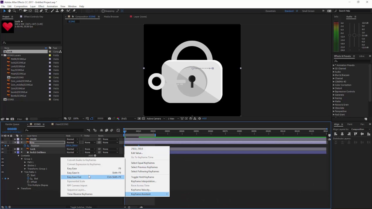 08/10 Lock Animation — Graphic Design: Make Videogame Icons_ENG