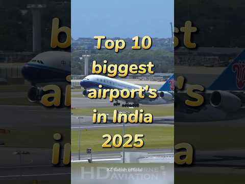 Top 10 biggest airport's in India 2025 #top10 #biggestairport #mumbaiairport #bangaloreairport #top