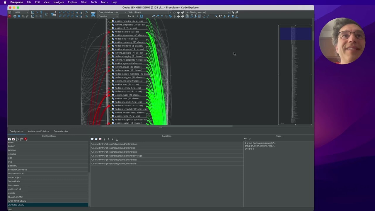Code Explorer: how to use rules for grouping packages