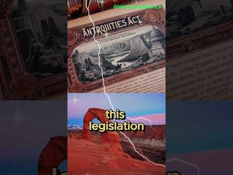 History at a Glance - Year 1906 Antiquities Act 1906 #history