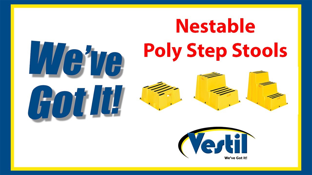 Nestable Poly Step Stools Vestil: We've Got It