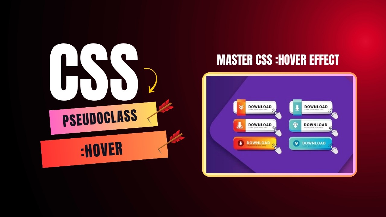 HTML & CSS Full Course 2026 – Lesson 20A: CSS Hover Effects Explained