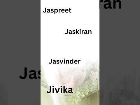 Top Sikh Baby Girl Names Starting with J | Punjabi Girl Names #viralvideos #baby #instagood #shorts