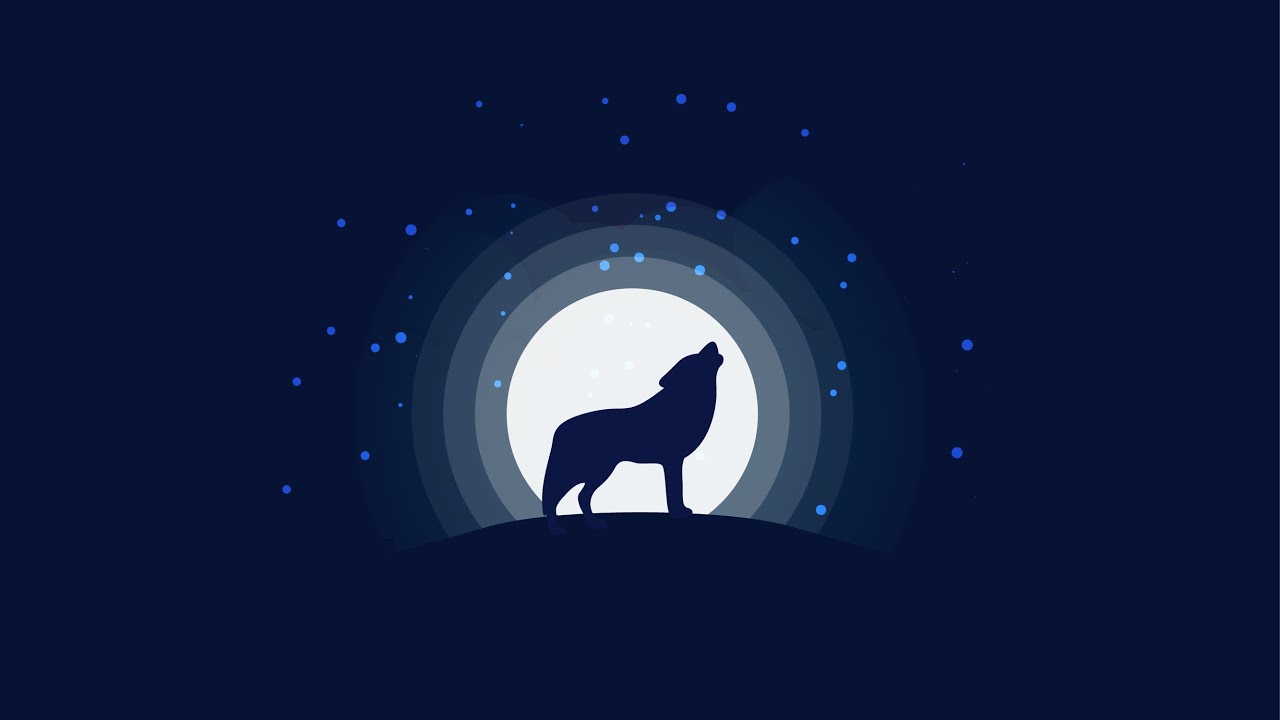 Animals night sky silhouette vector illustration | silhouette vector animals | Sct Graphic Design