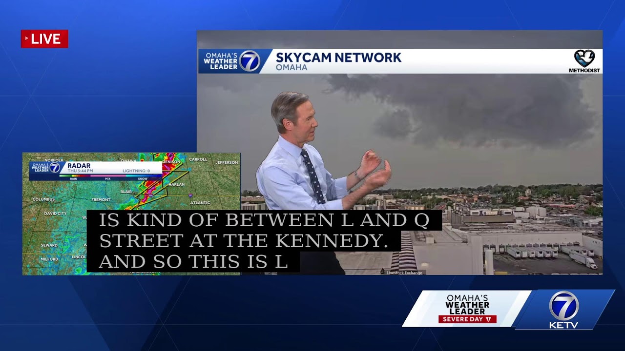 Tracking severe weather across eastern Nebraska, western Iowa