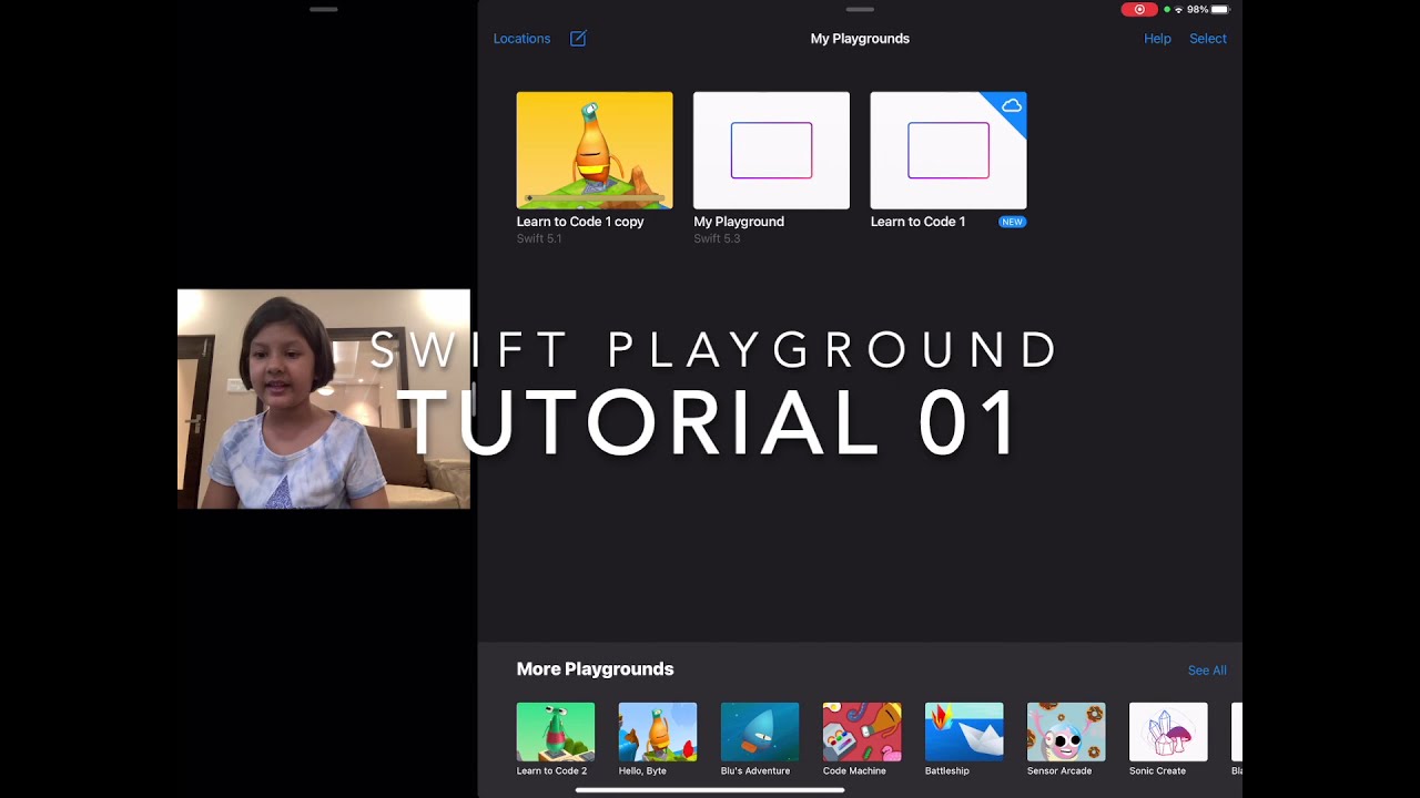Swift Playground - Learn to code 1 - Tutorial 01 | Swift Programming | Coding for kids