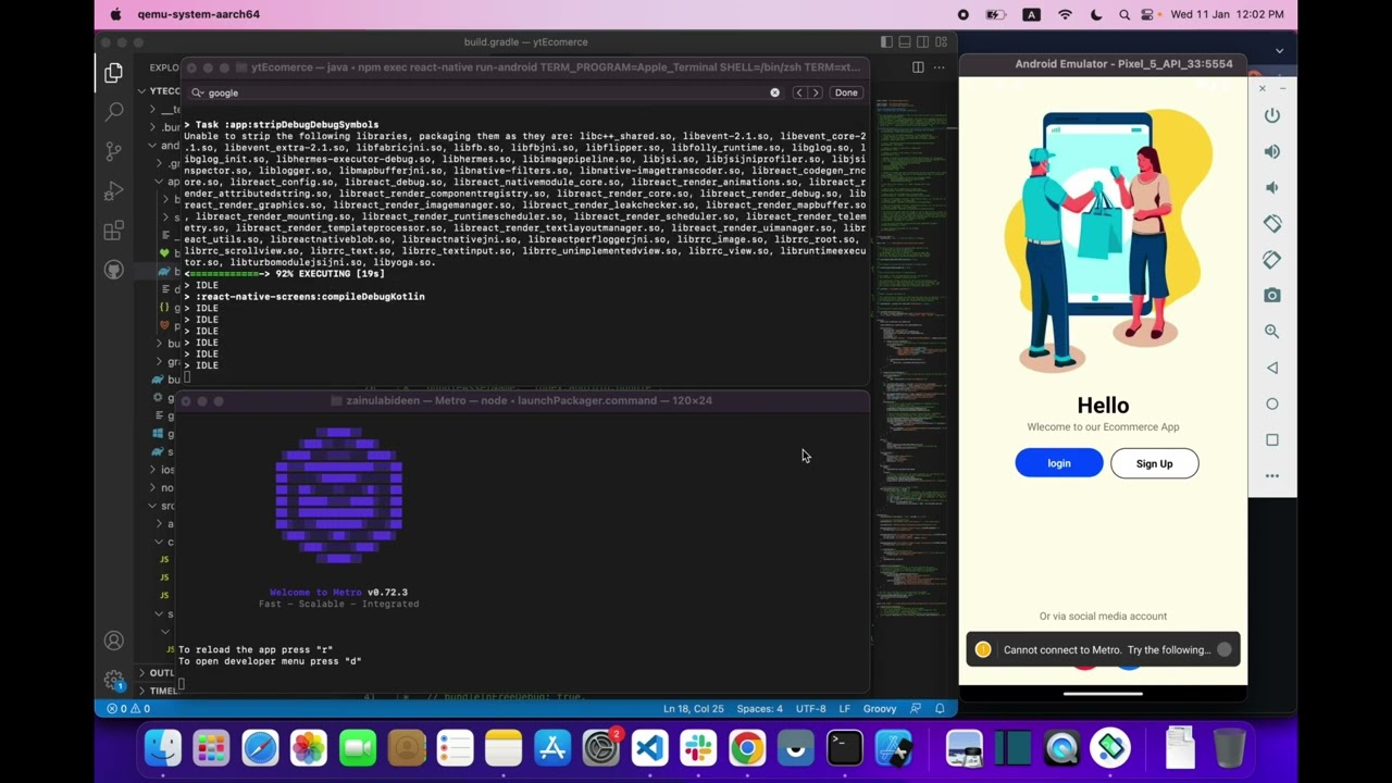React Native Firebase SignIn With Google | React Native CLI | Part 5