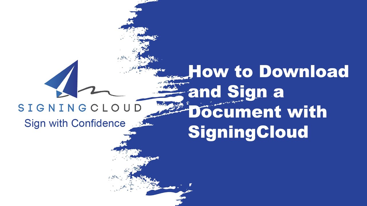 How to Download and Sign a Document with SigningCloud