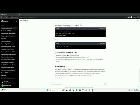 Python 3 with the range function