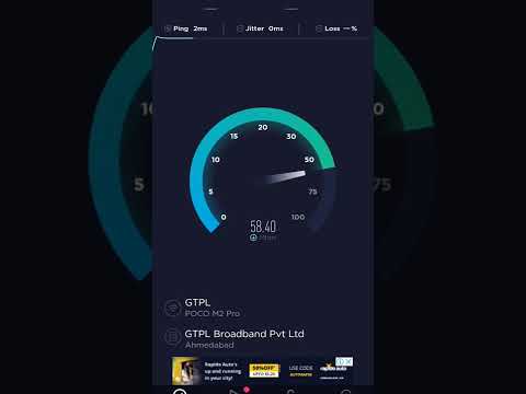 Gtpl 60mbps speed test π#gtpl #brodband#60mb #speedtest#brodband #shorts #short
