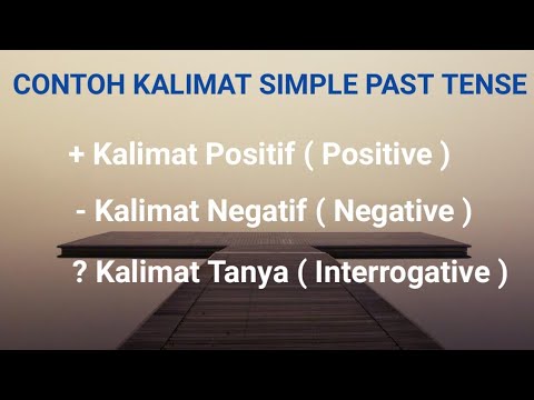 PART 2 || CONTOH KALIMAT SIMPLE PAST TENSE #contoh #kalimat #simple #past #tense