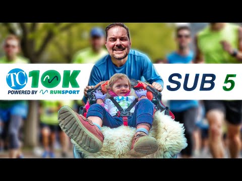 TC10K Times Colonist 10k Run with Baby Stroller at Sub 5