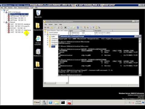 LogOff Server Admin remotely by Enayat Meer