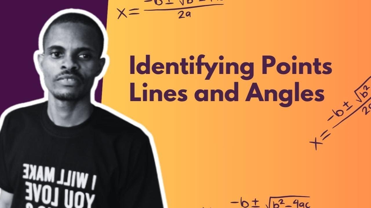 Identifying Points, Lines and Angles  #geometry #math  #intersectinglines