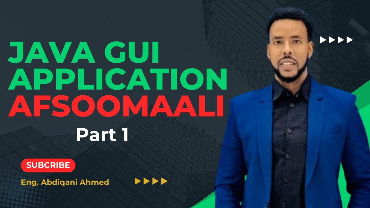 Create Login Form with Java and MySQL Using IntelliJ IDEA (AFSOOMAALI)