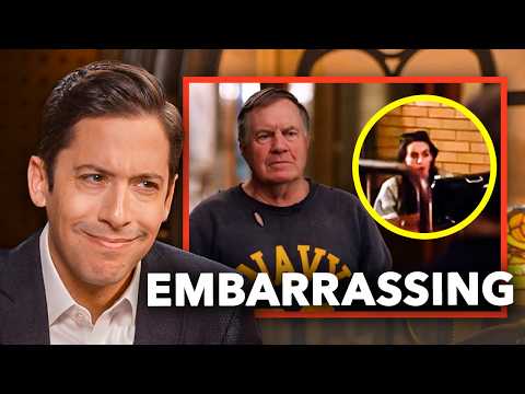EMBARRASSING: Bill Belichick Interview INTERRUPTED by 24-Year-Old Girlfriend