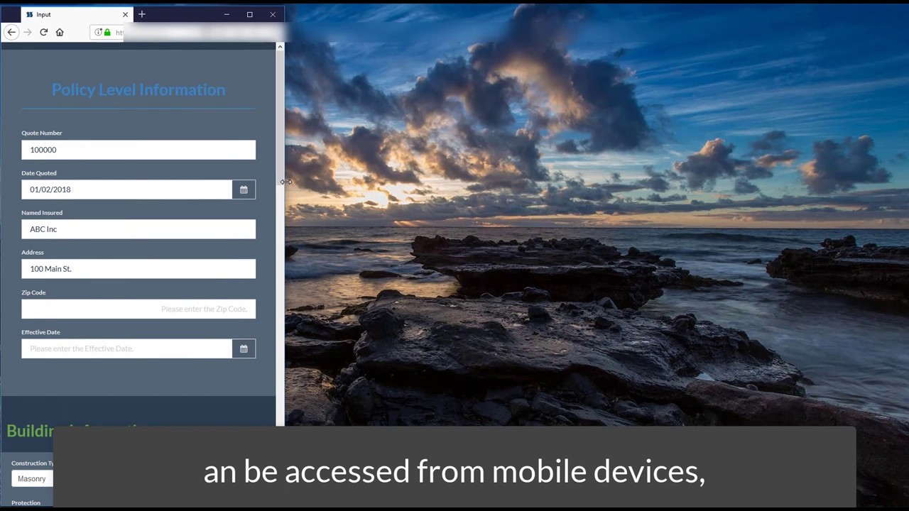 Creating an Online Insurance Quoting application from Excel