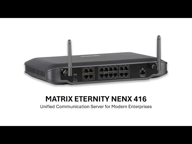 EPABX System - Matrix Eternity NENX 416 Small IP PBX System EPABX ...