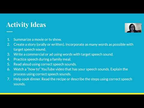 Speech Therapy: Free Exercises for Articulation and Phonology Carryover Activities for Home Practice