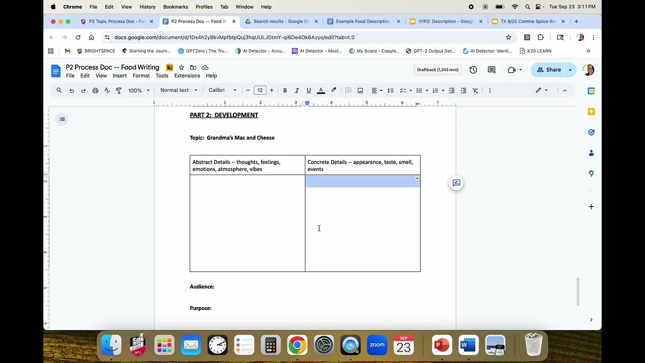 P2 Process Doc Walkthrough