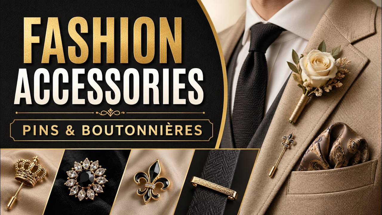 Fashion Accessories: Pins, Boutonnières and the Art of Detail