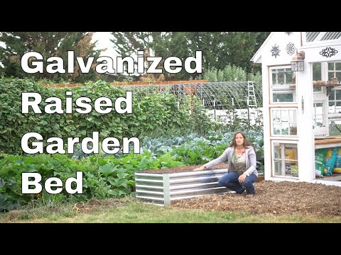 Homdox Galvanized Raised Garden Bed