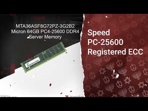 MTA36ASF8G72PZ-3G2B2 Micron 64GB DDR4 Server Memory